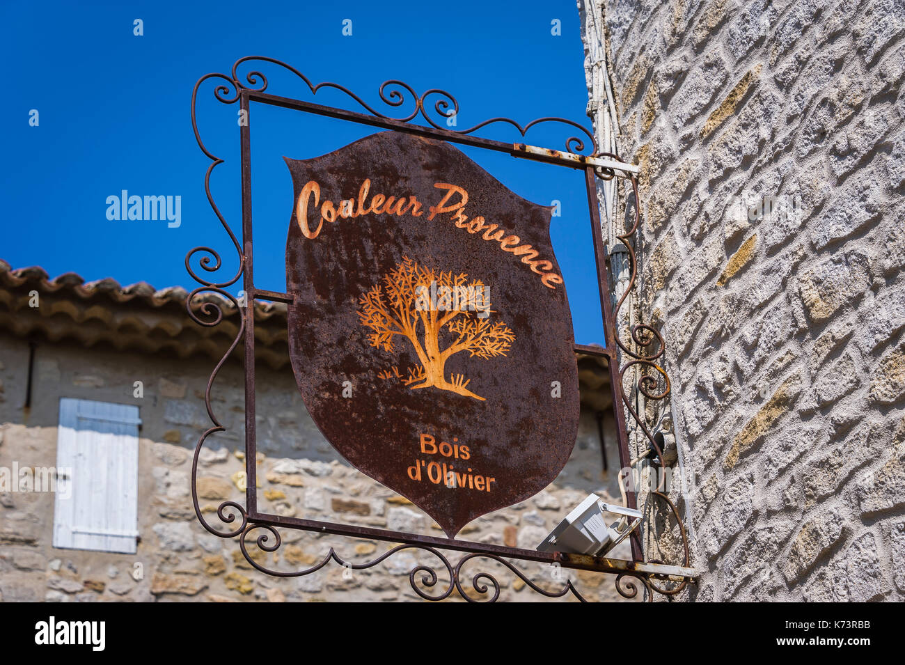 VILLAGE MEDIEVAL DU CASTELLET, VAR 83 FRANCE Stock Photo - Alamy