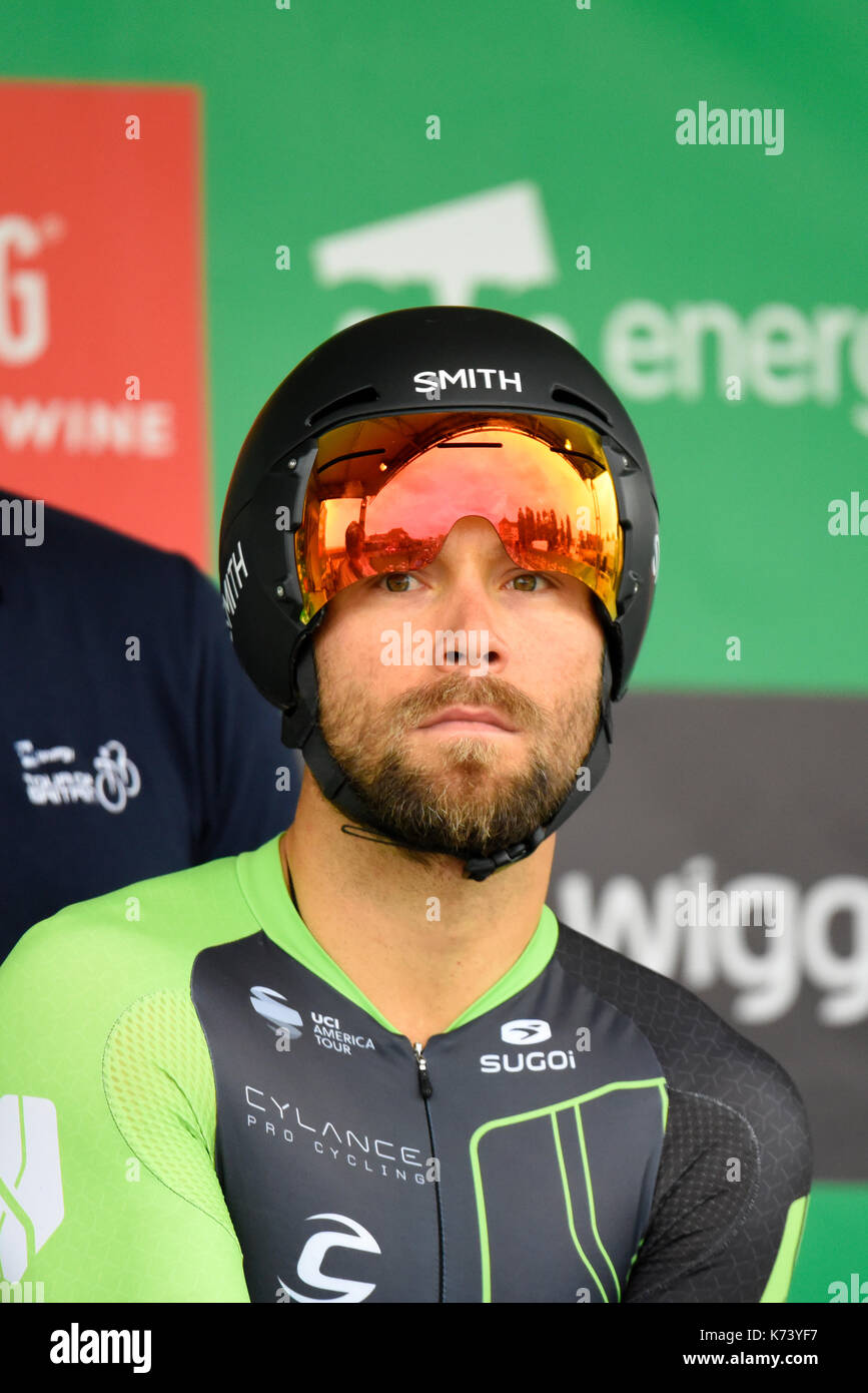 Eric Marcotte of Cylance Pro Cycling CPC racing in Stage 5 of the OVO ...