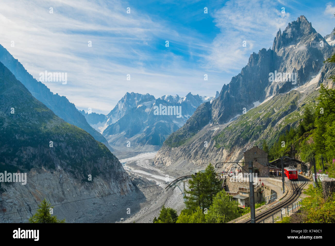 Montenvers train hi-res stock photography and images - Alamy