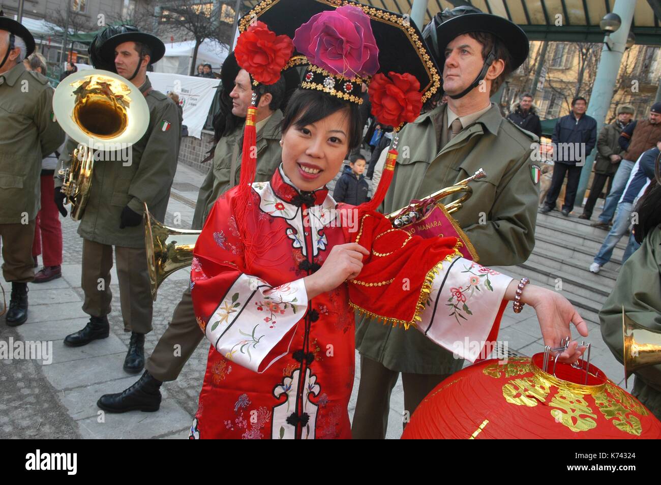 New Year's celebration at the Chinese community in Milan (Italy Stock ...