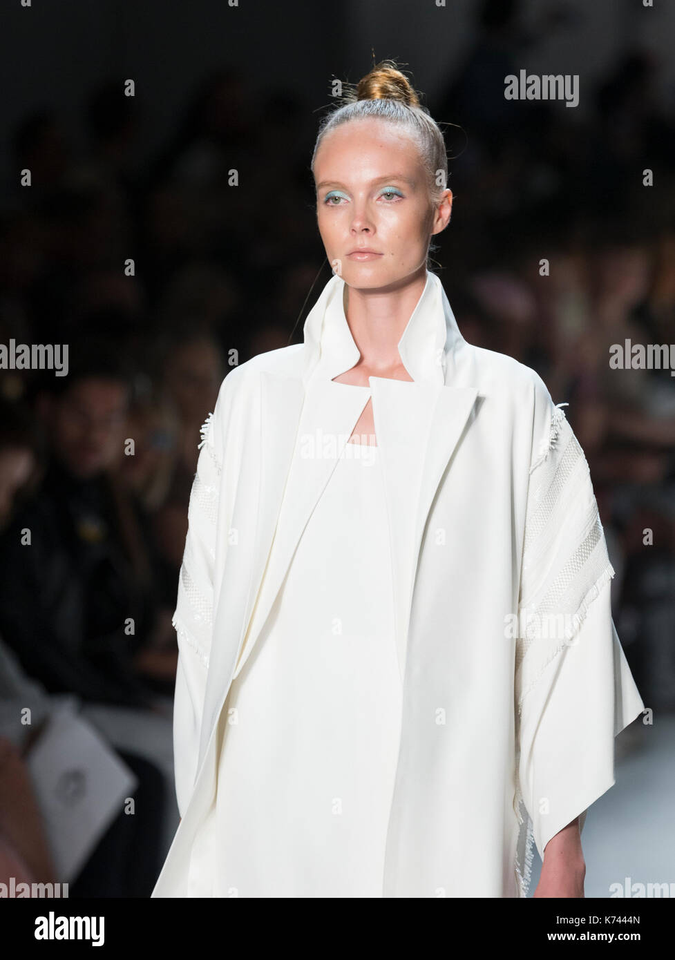 New York, NY USA - September 13, 2017: Model walks runway for Zang Toi ...