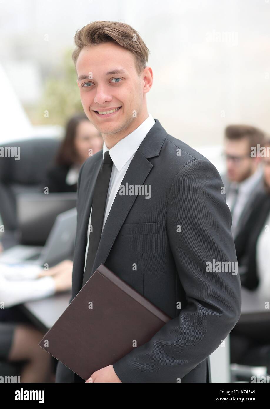 practitioner on the background of business team Stock Photo - Alamy