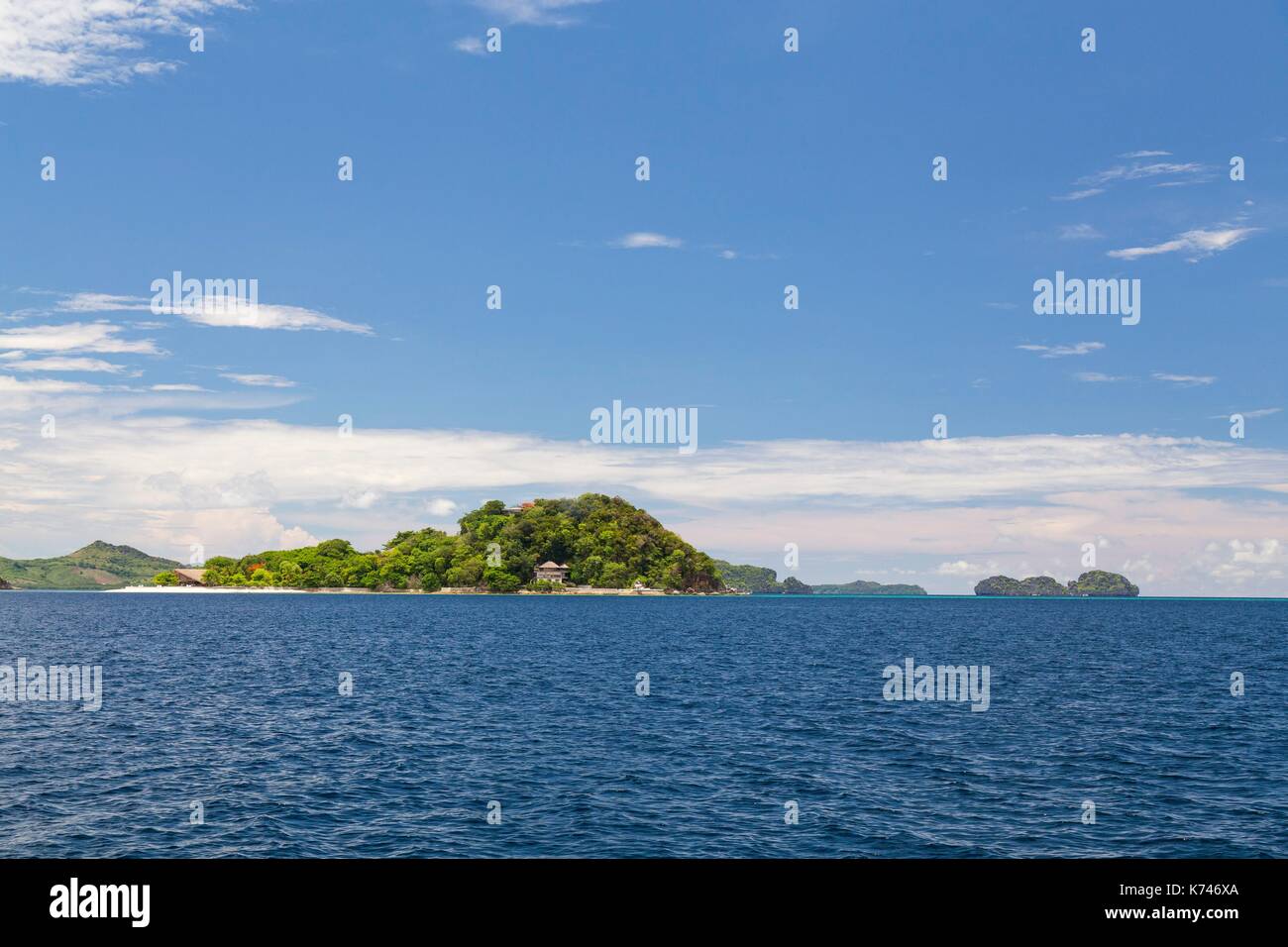 Philippines, Palawan, Taytay Bay, Isla Blanca, Noah Noah Island Luxury ...