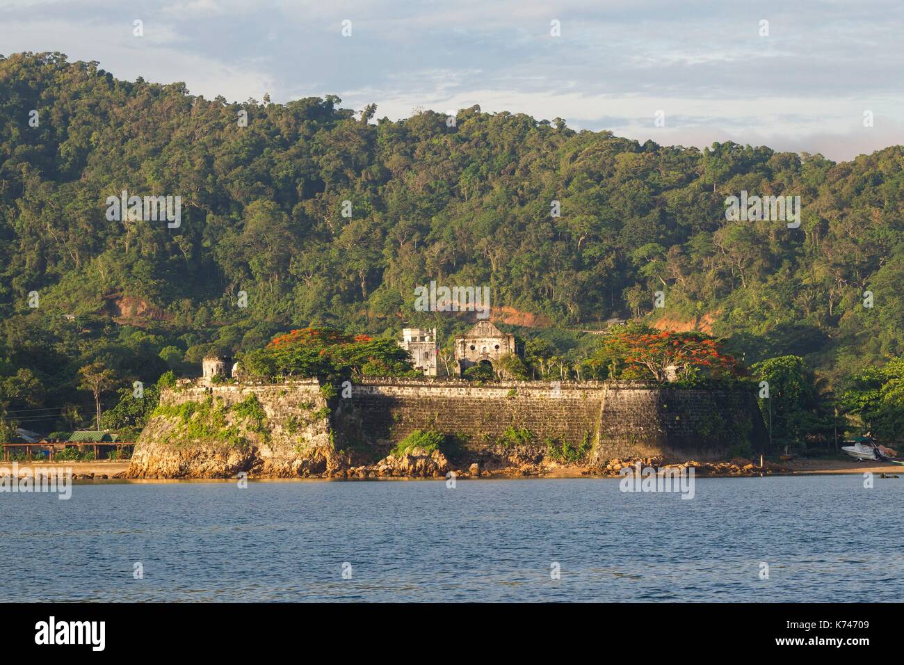 Philippines, Palawan, Taytay, 17th century Fort Santa Isabelle Stock ...