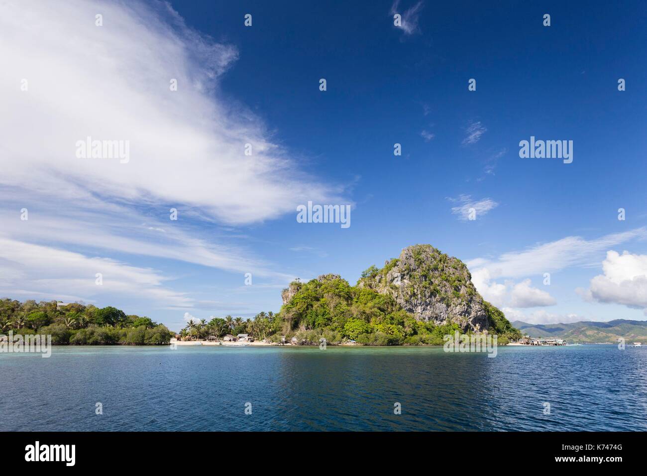Philippines, Palawan, Taytay Bay, Talacanen Island Stock Photo - Alamy