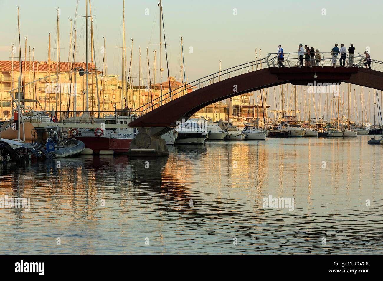 France, Var, Frejus, Port Frejus Stock Photo - Alamy