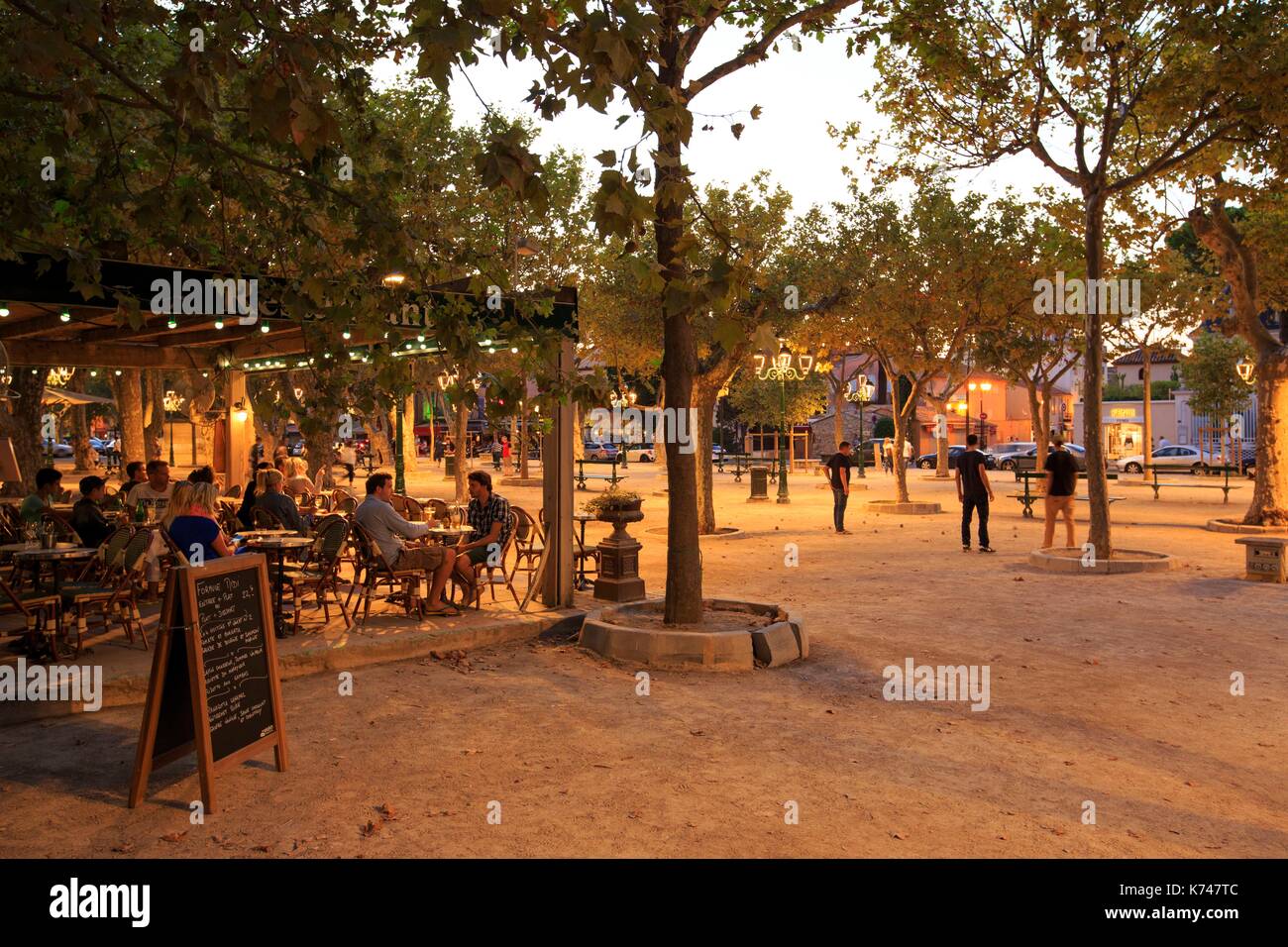 France, Var, Saint Tropez, Place des Lices Stock Photo - Alamy