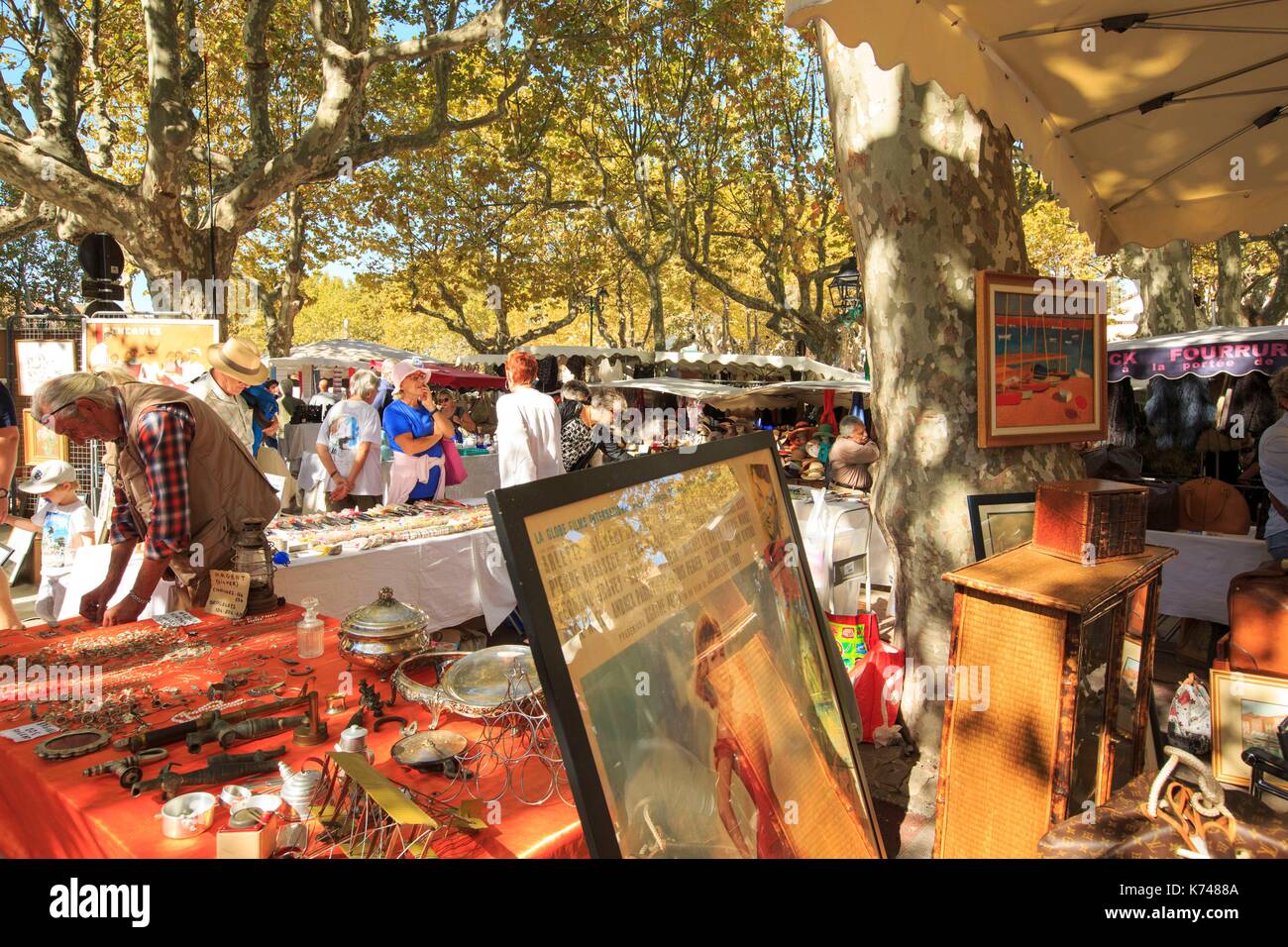 France, Var, Saint Tropez, Place des Lices Stock Photo - Alamy
