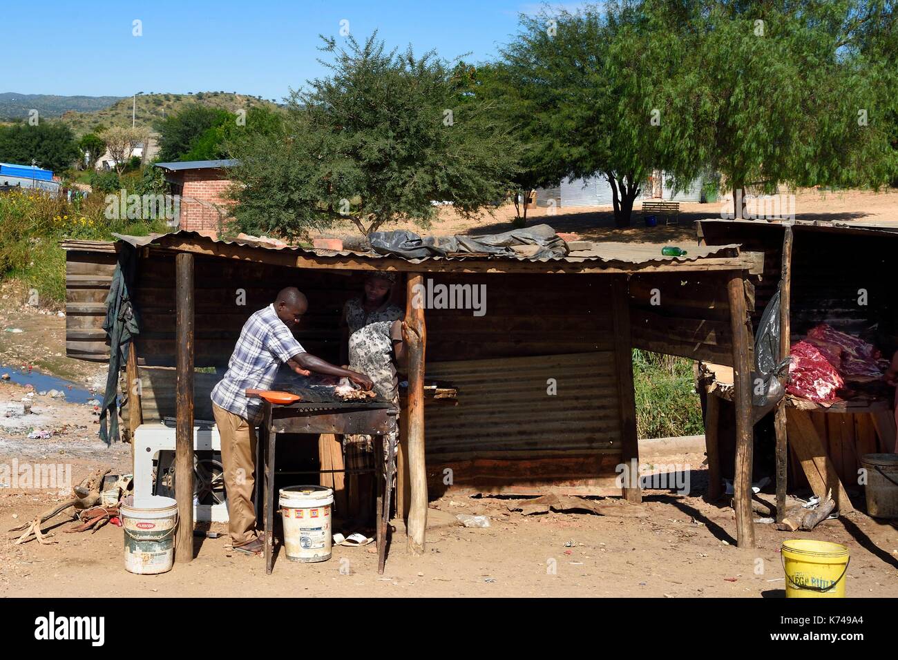 Namibia Windhoek Township Katutura High Resolution Stock Photography ...