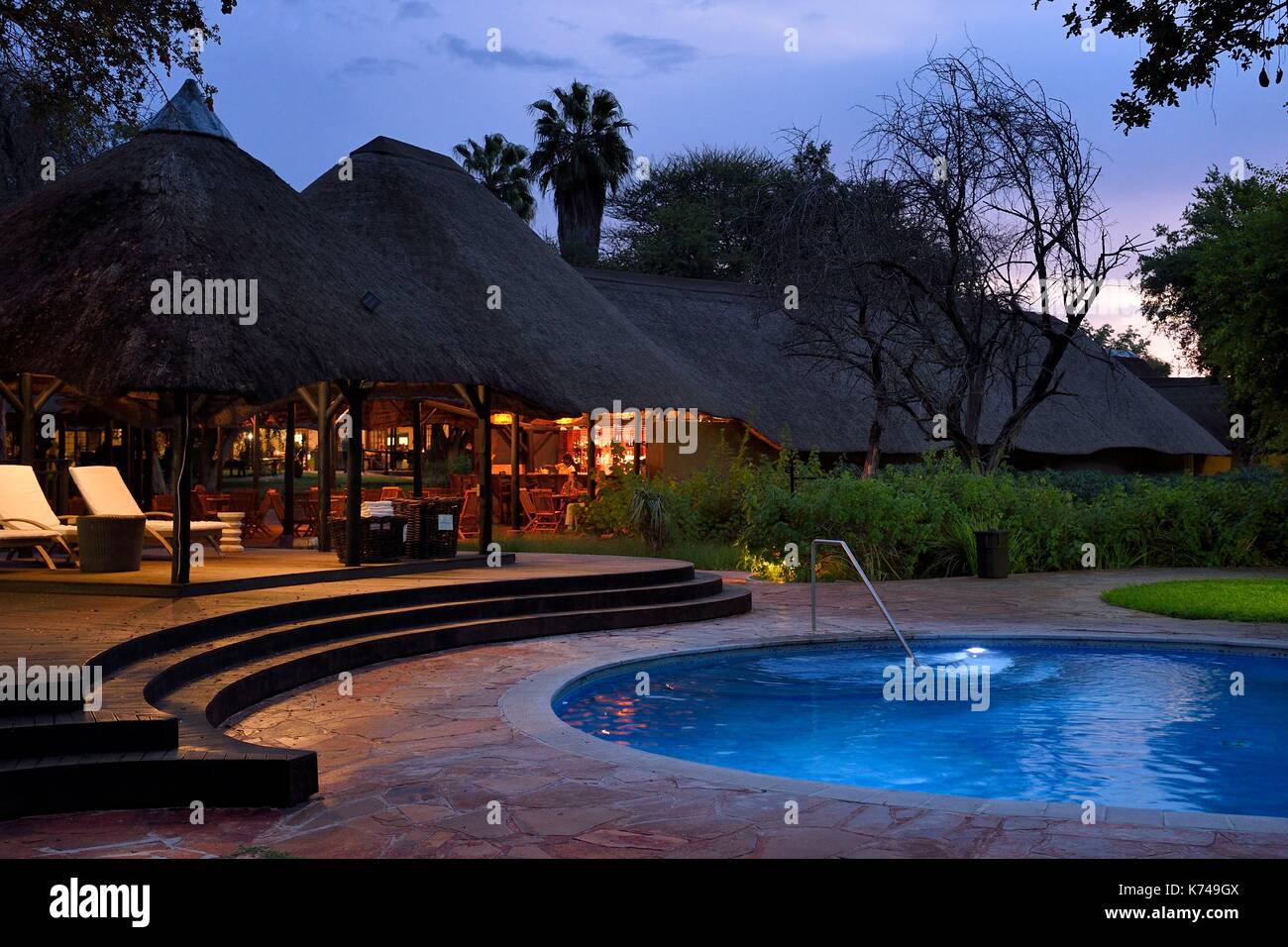 Namibia, Oshikoto region, Mokuti Etosha Lodge Stock Photo - Alamy