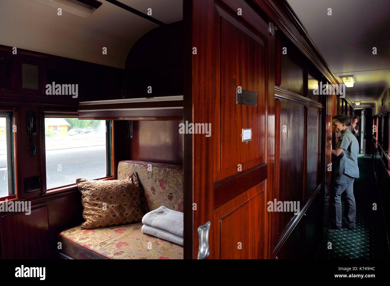 Namibia, Khomas region, Windhoek, the Shongololo express train, the ...