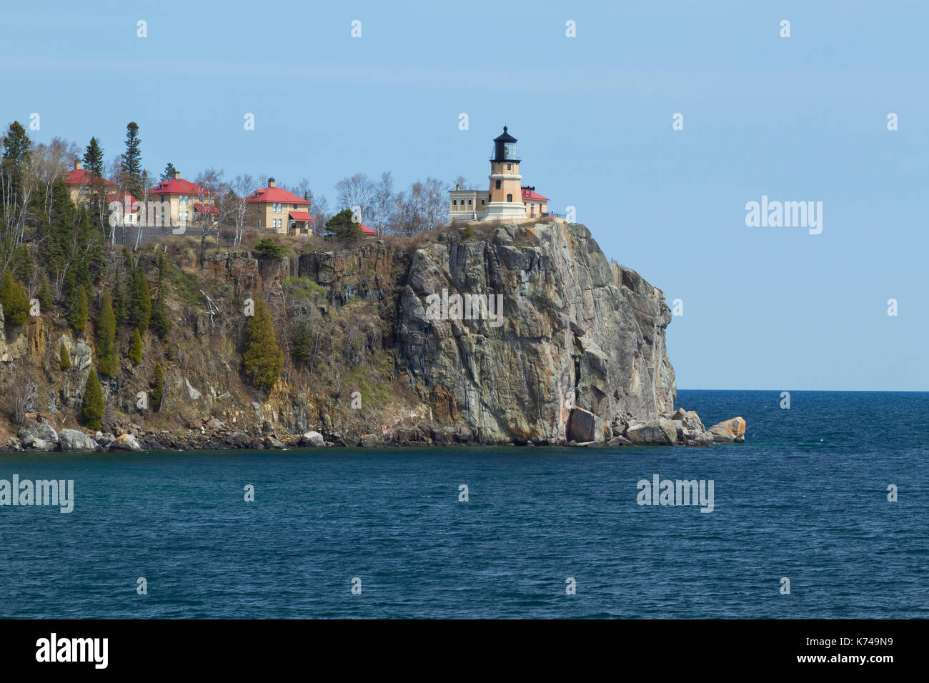 Split Rock Lighthouse On Lake Superior Stock Photo - Alamy