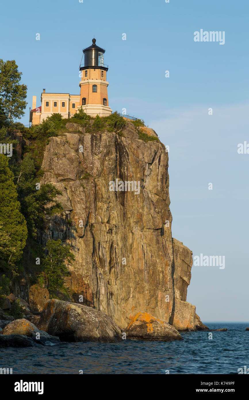 Split Rock Lighthouse On Lake Superior Stock Photo - Alamy