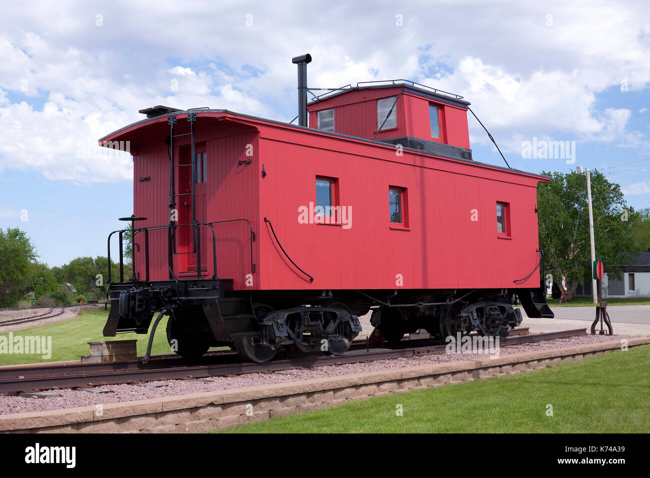 Railroad caboose hi-res stock photography and images - Alamy