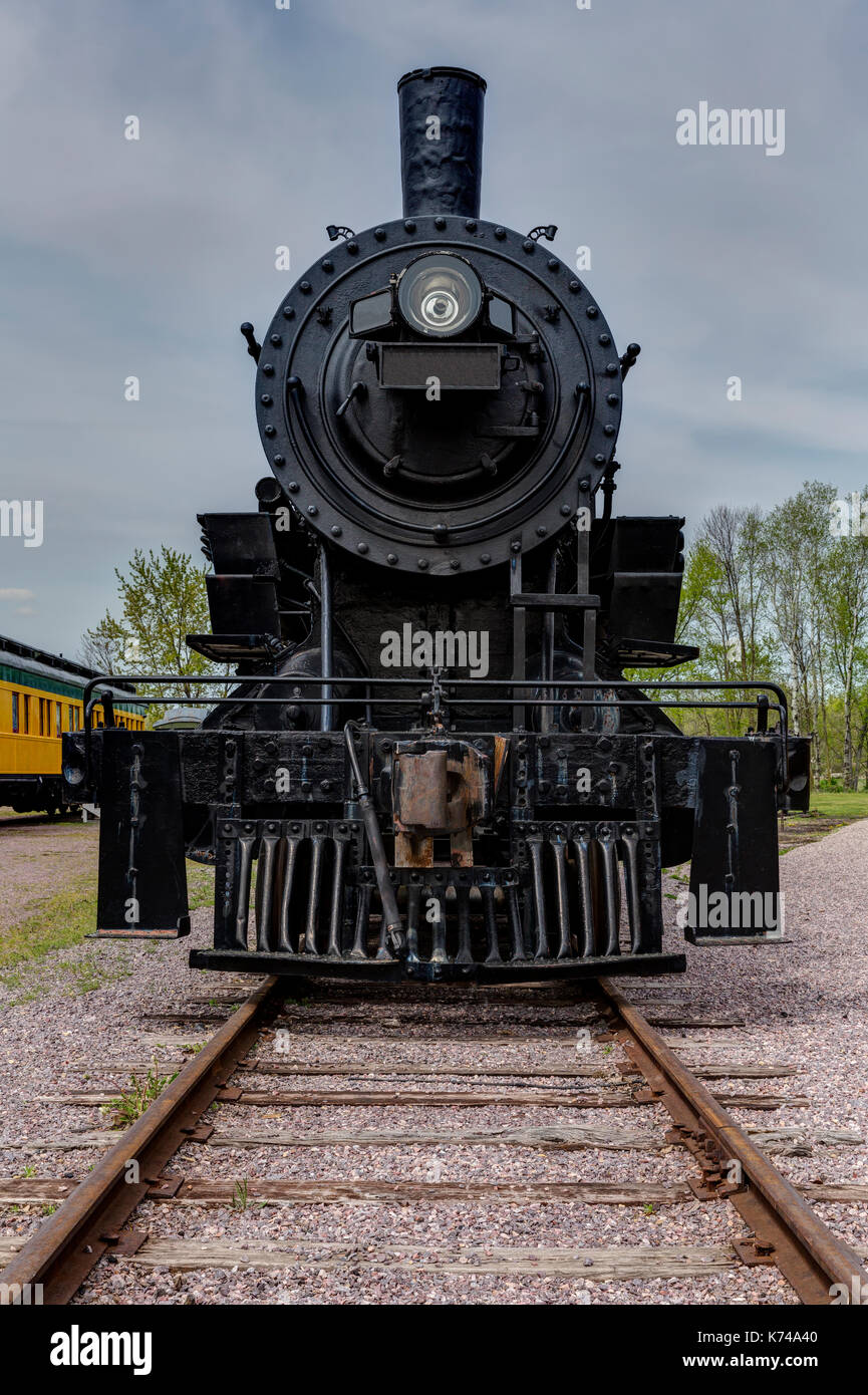 Old Steam Train Front