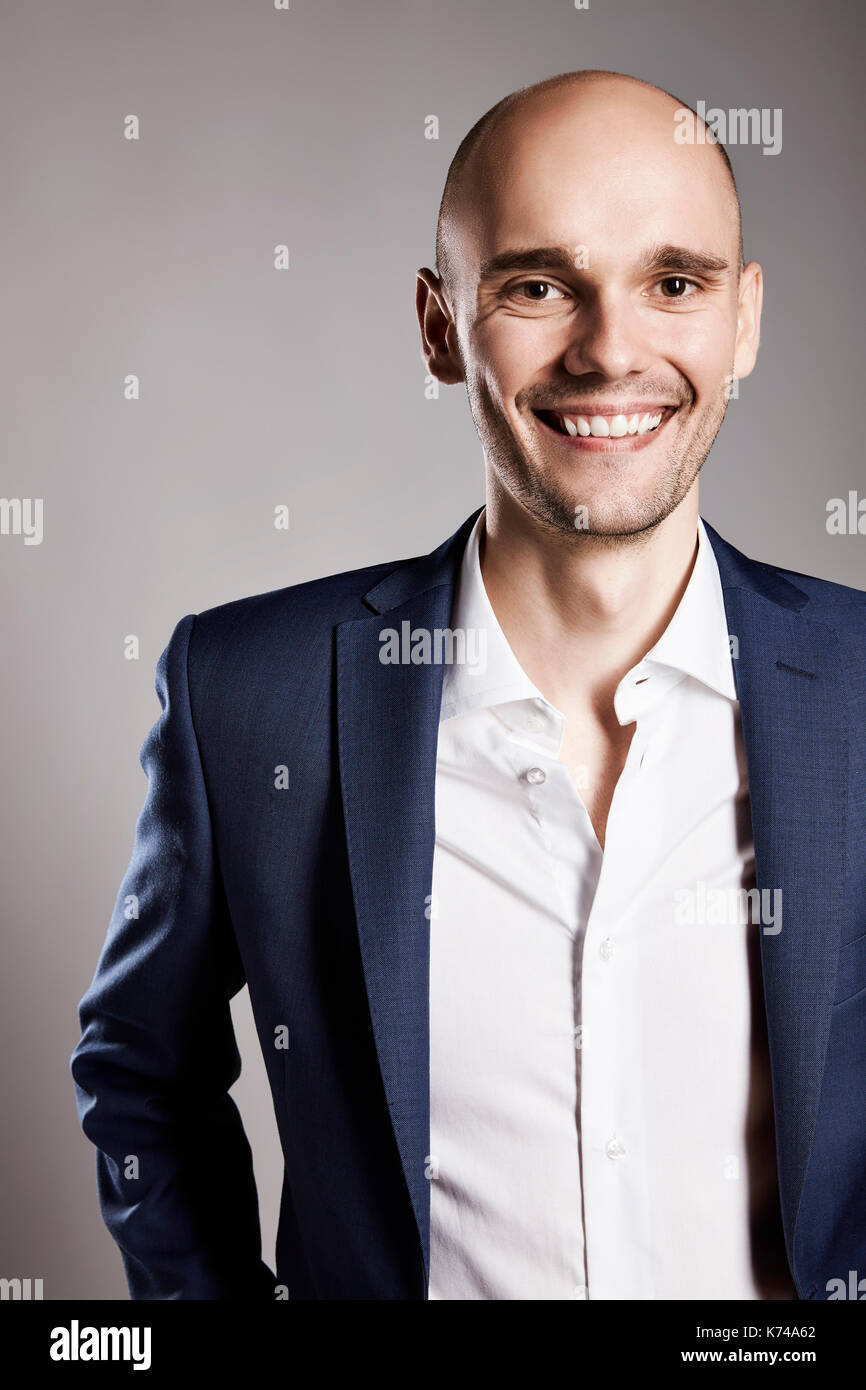 Cool happy relaxed business man hi-res stock photography and images - Alamy