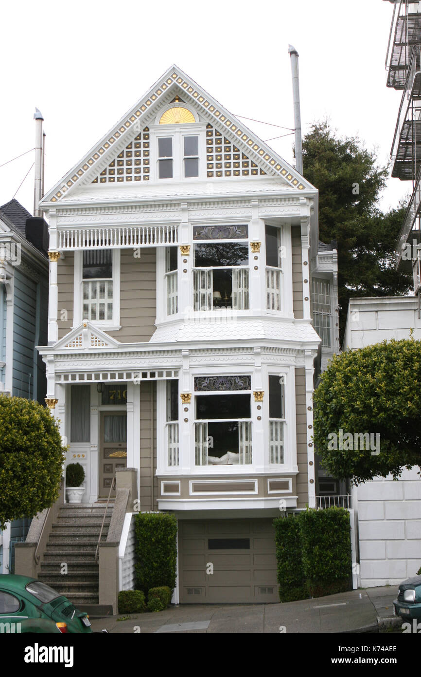 Painted Ladies (Victorian Row Houses in San Francisco, CA Stock Photo ...