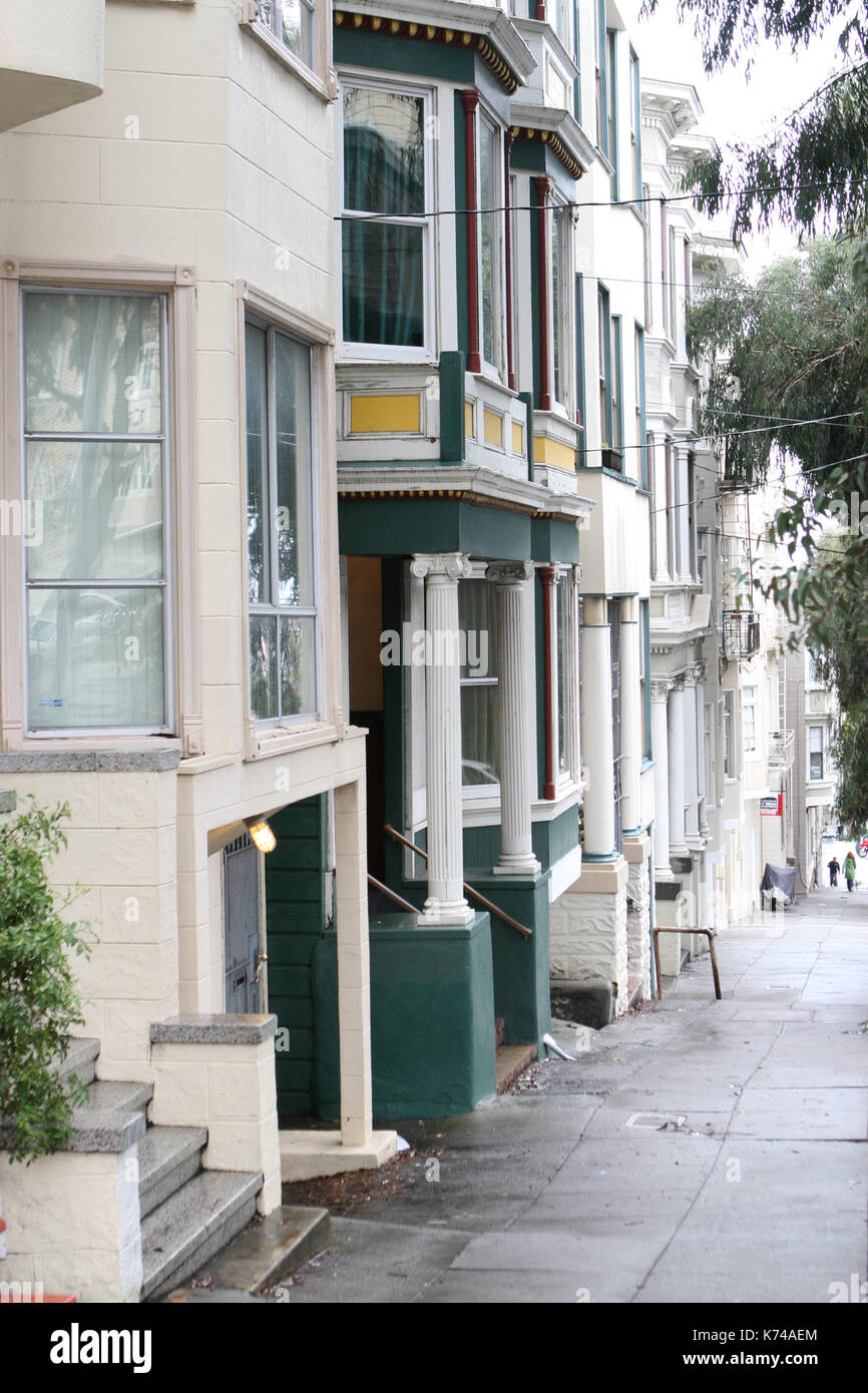 Painted Ladies (Victorian Row Houses in San Francisco, CA Stock Photo ...