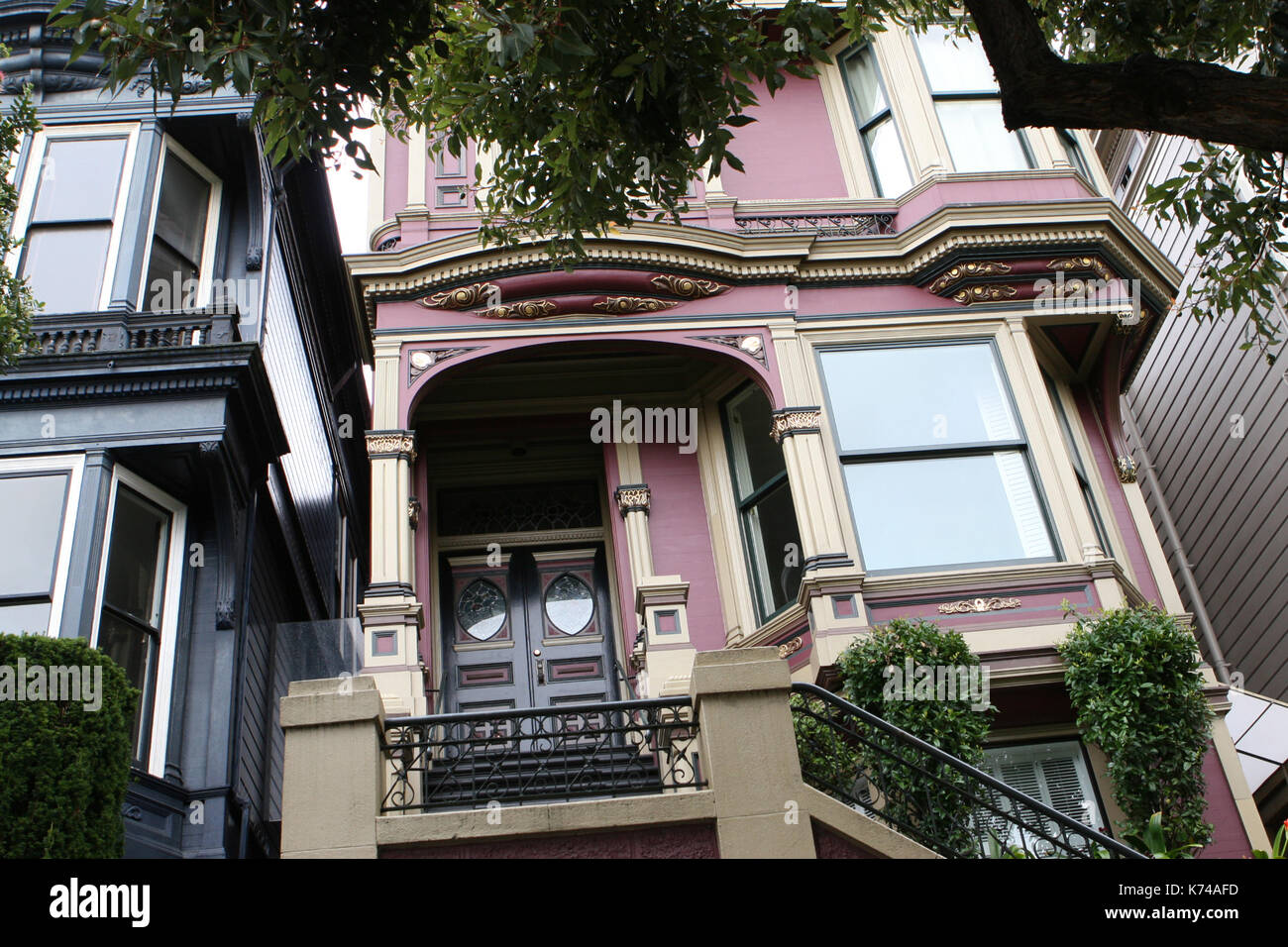 Painted Ladies (Victorian Row Houses in San Francisco, CA Stock Photo ...