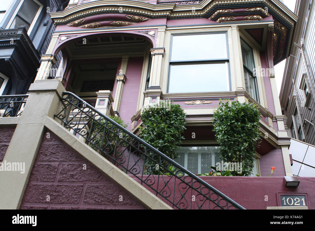 Painted Ladies (Victorian Row Houses in San Francisco, CA Stock Photo ...