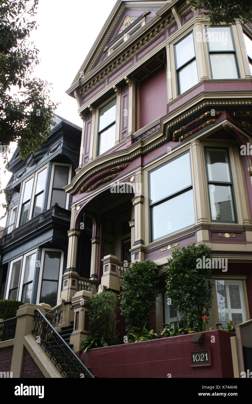 Painted Ladies (Victorian Row Houses in San Francisco, CA Stock Photo ...