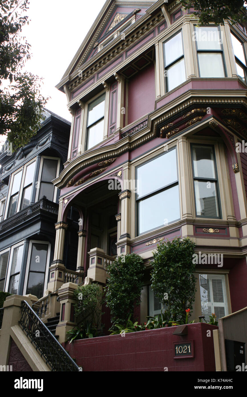 Painted Ladies (Victorian Row Houses in San Francisco, CA Stock Photo ...