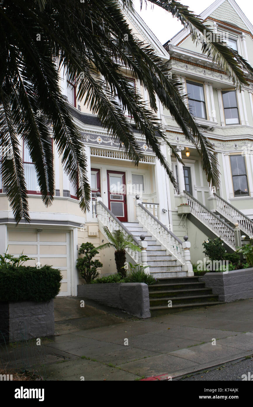Painted Ladies (Victorian Row Houses in San Francisco, CA Stock Photo ...