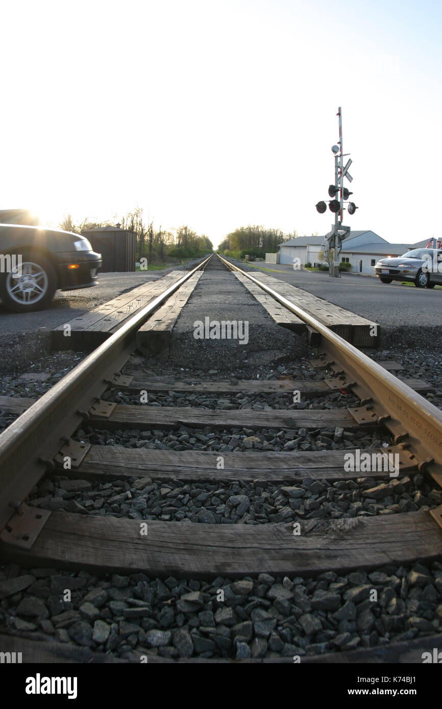 Midwest Railroad Tracks Stock Photo - Alamy