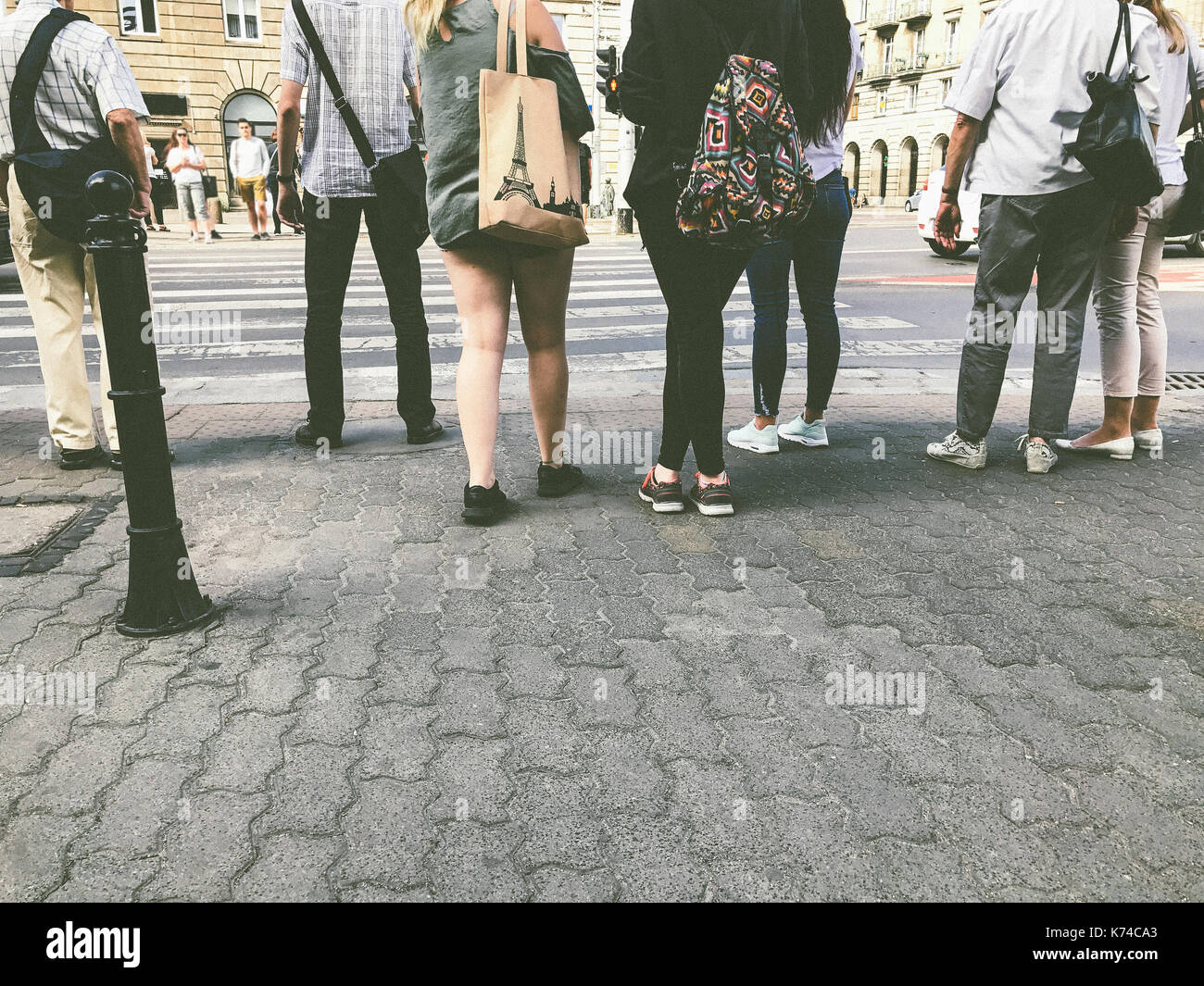 Urban life. People Walking In A Big City Stock Photo - Alamy