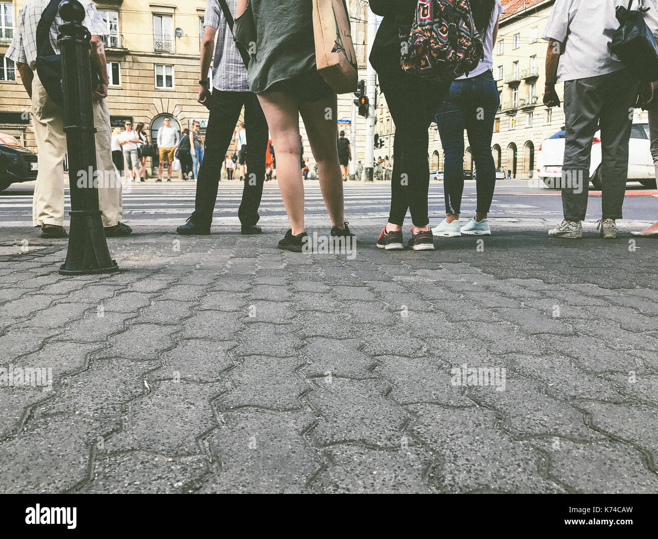 Urban life. People Walking In A Big City Stock Photo - Alamy