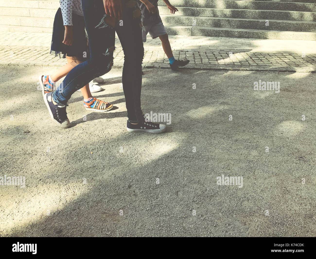 Urban life. People Walking In A Big City Stock Photo - Alamy