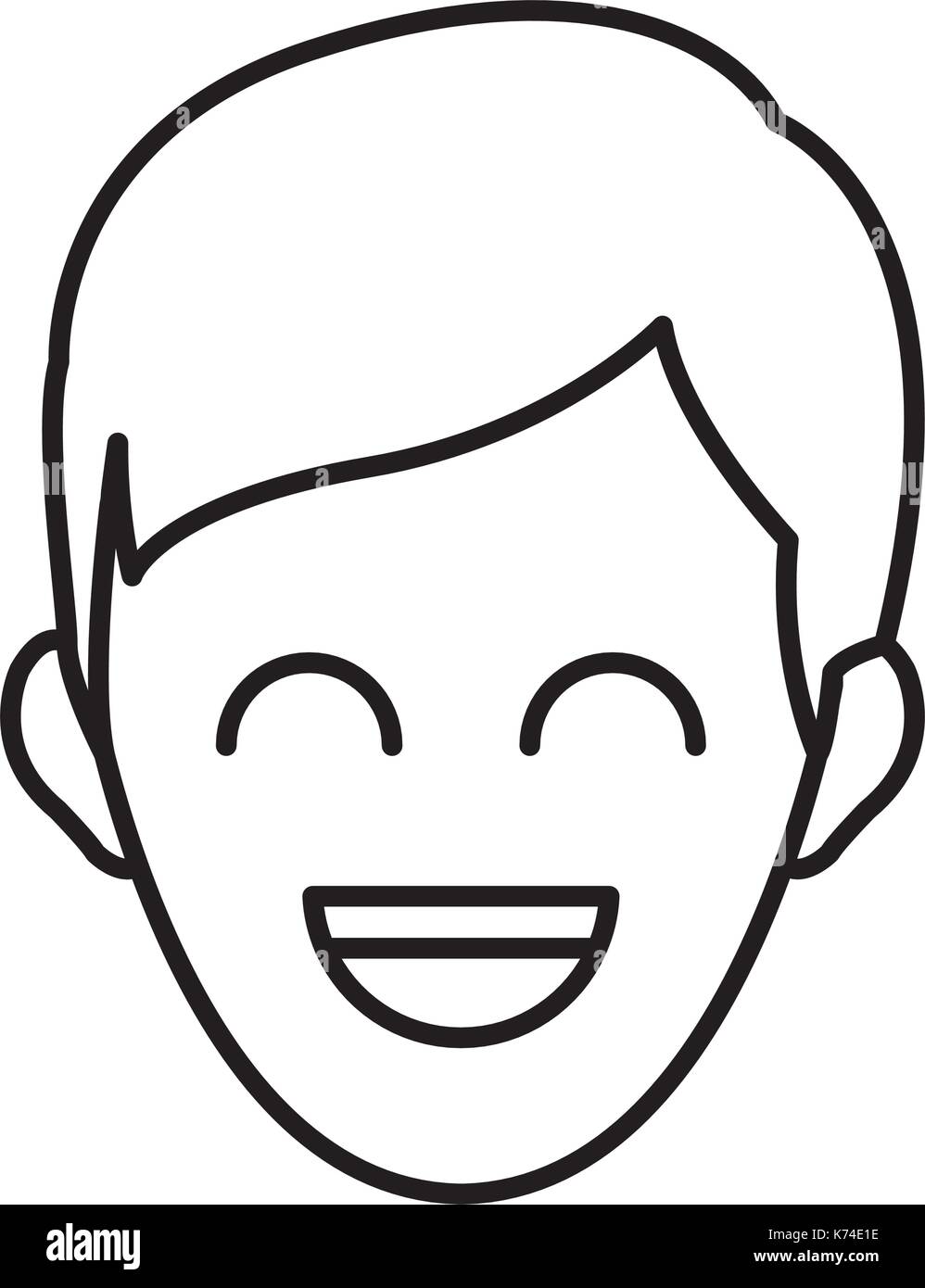 Man smiling cartoon Stock Vector Image & Art - Alamy