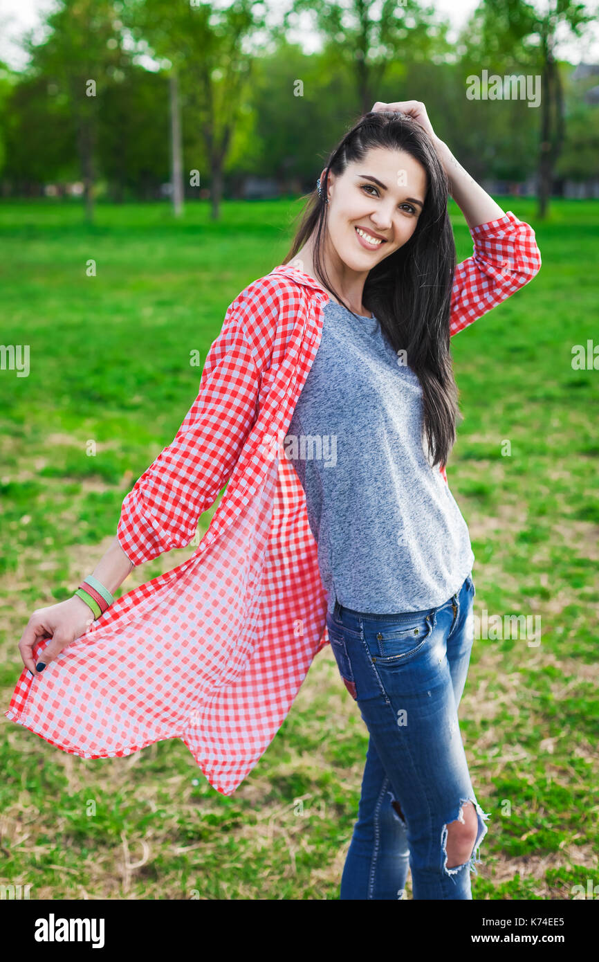 pretty hipster teen Stock Photo - Alamy