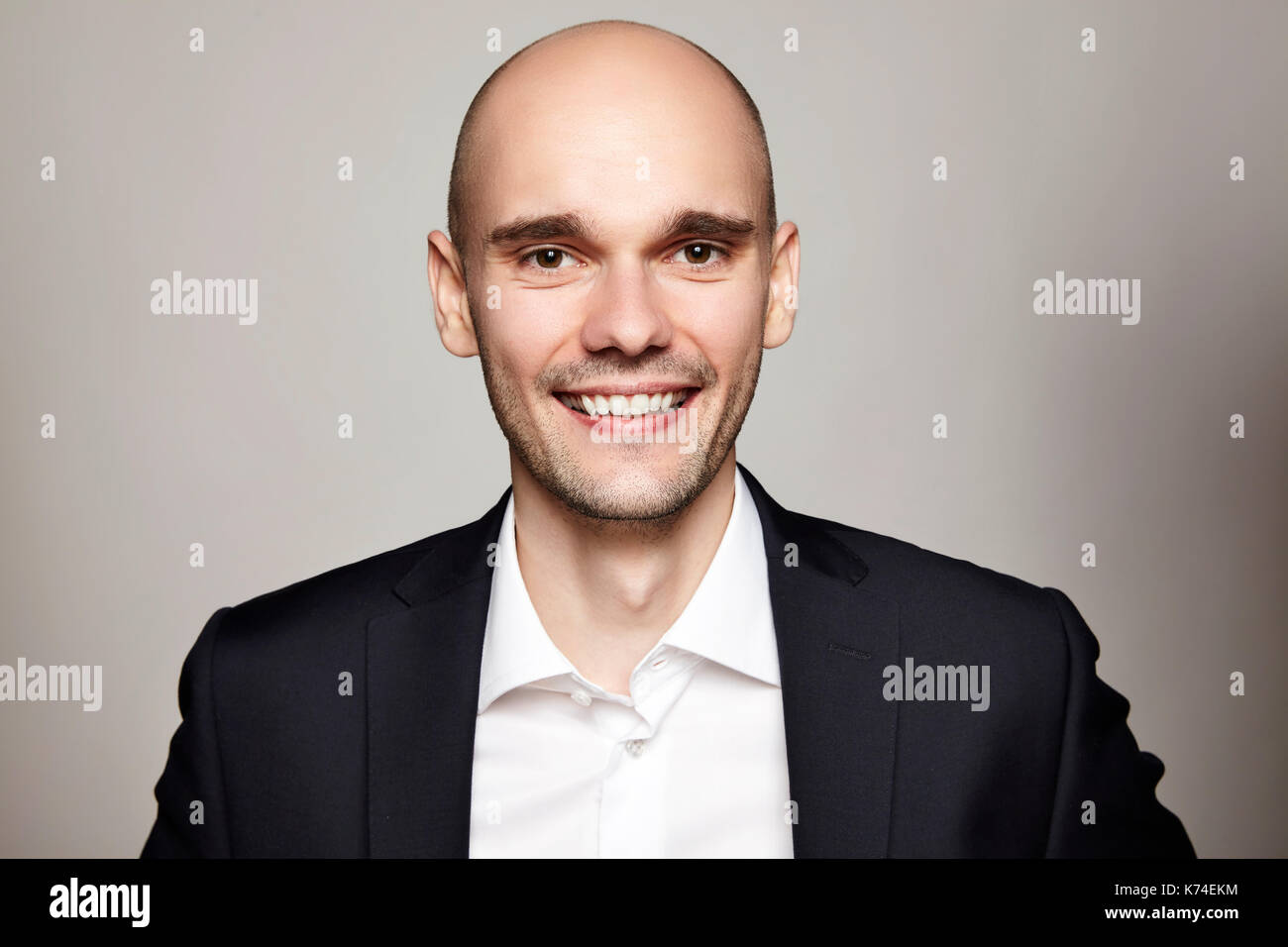Horizontal shot cheerful man hi-res stock photography and images - Alamy