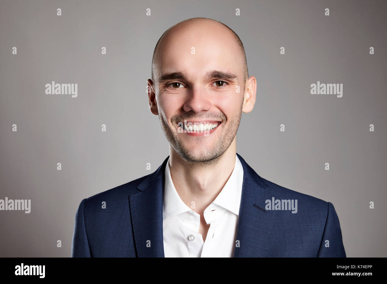Horizontal shot cheerful man hi-res stock photography and images - Alamy