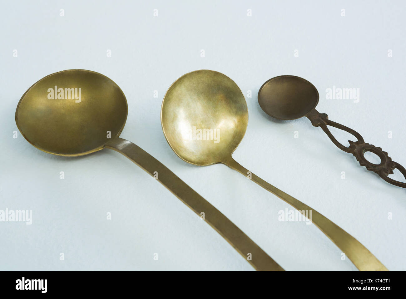 Rustic serving spoons hi-res stock photography and images - Alamy