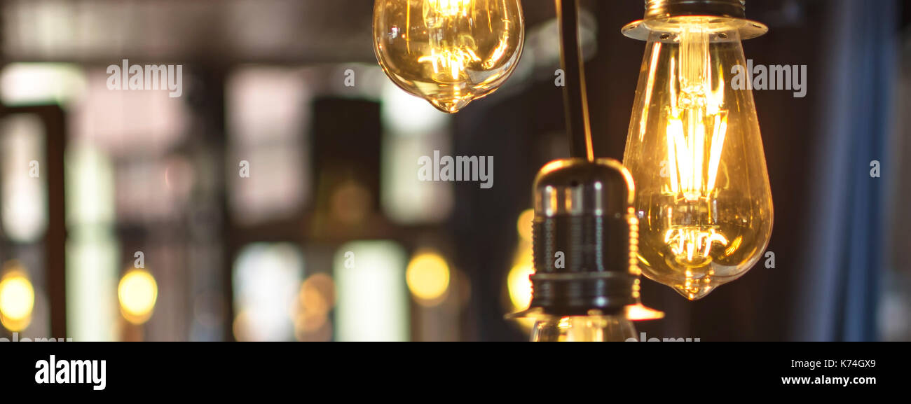 Concept old style light bulbs hi-res stock photography and images - Alamy