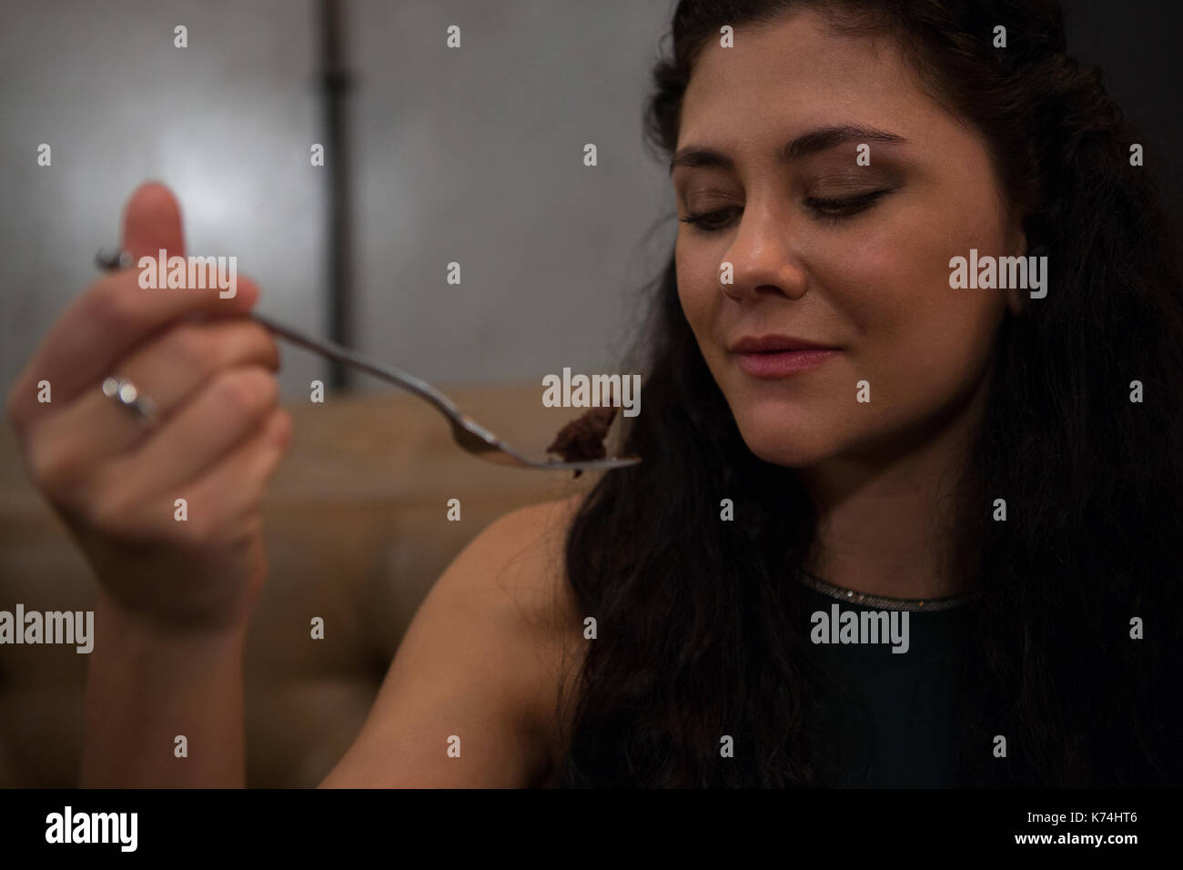 Beautiful woman having pastry hi-res stock photography and images - Alamy