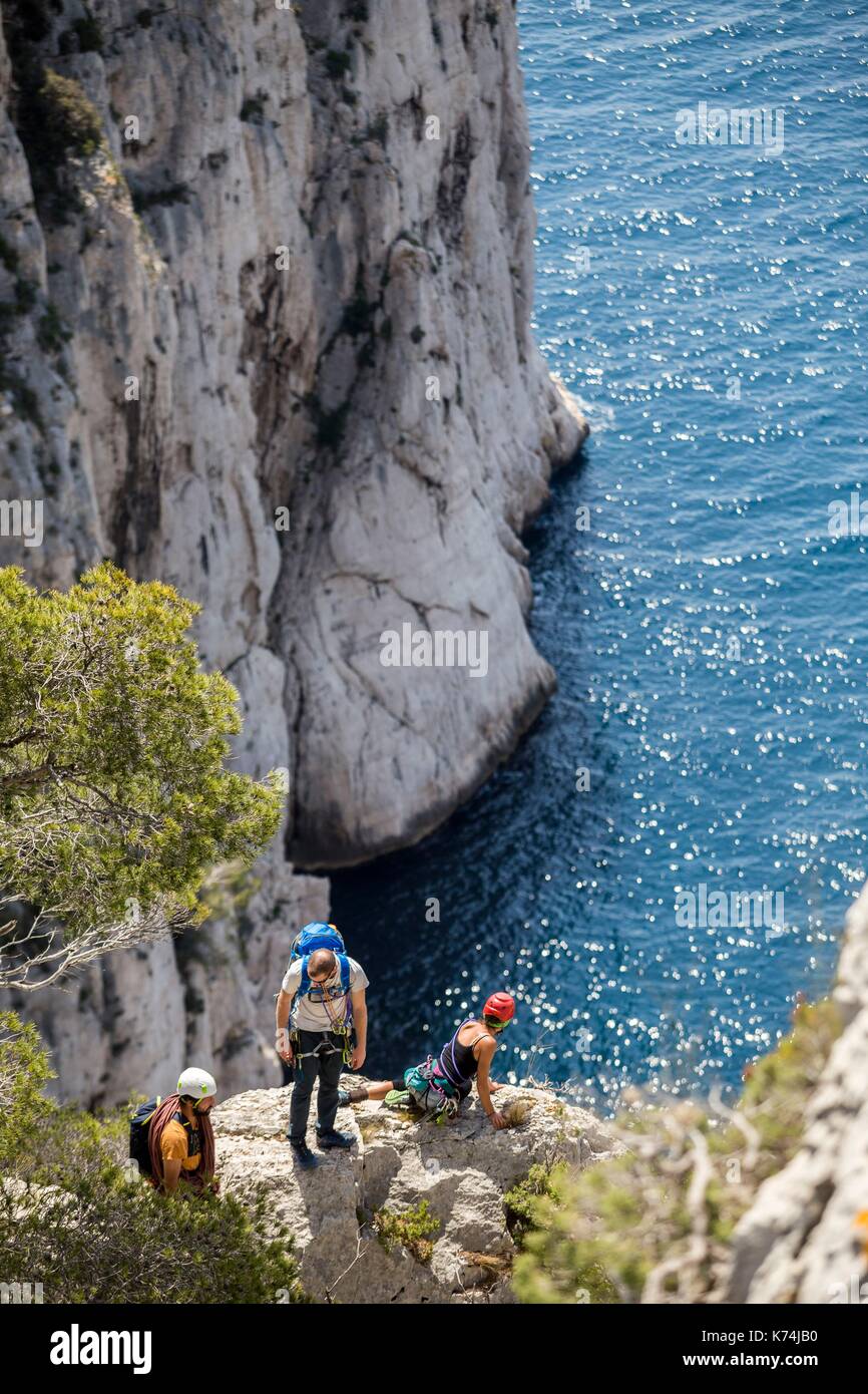 Calanques national park climbing hi-res stock photography and images ...