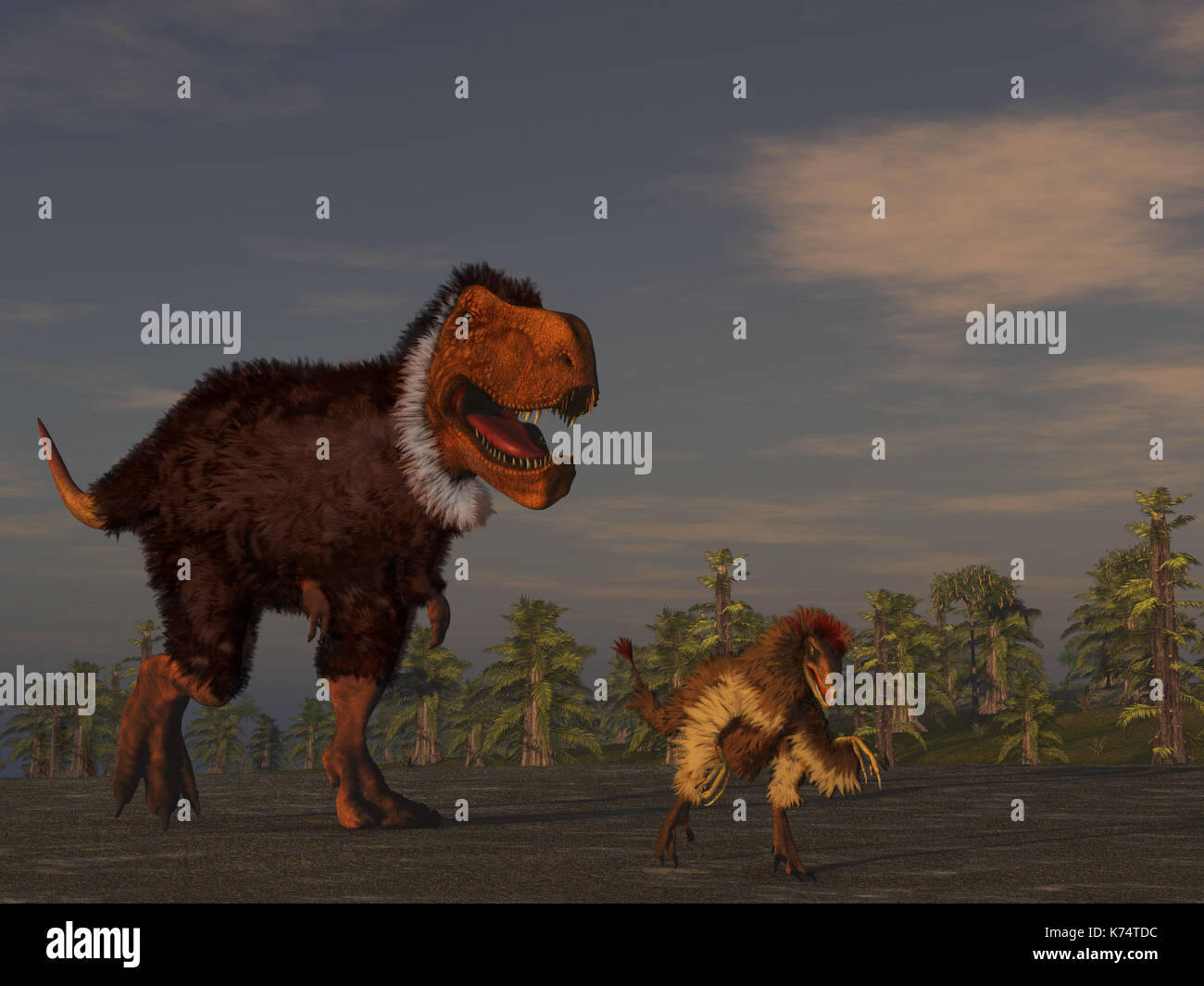 Cretaceous world dinosaurs hi-res stock photography and images - Alamy