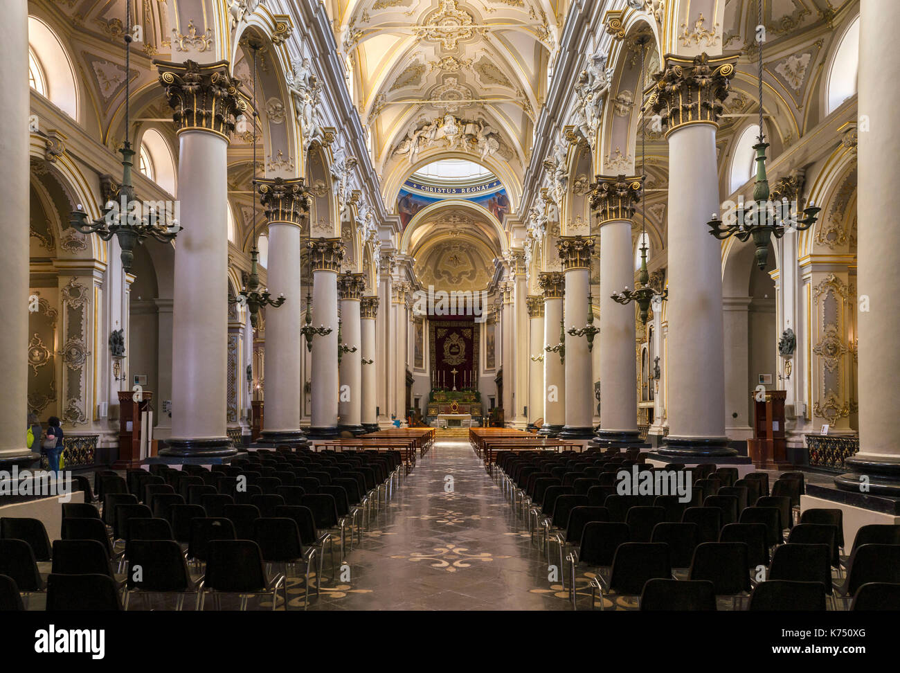 Nave and apse, Cathedral of San Giovanni, Ragusa, UNESCO World Heritage ...