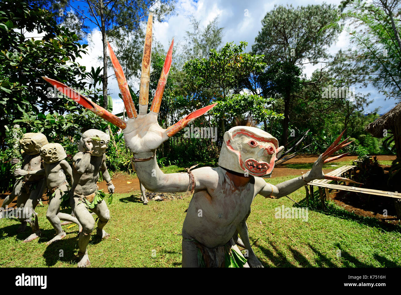 The mudmen of Asaro, Goroka, in the highlands of Papua New Guinea Stock ...