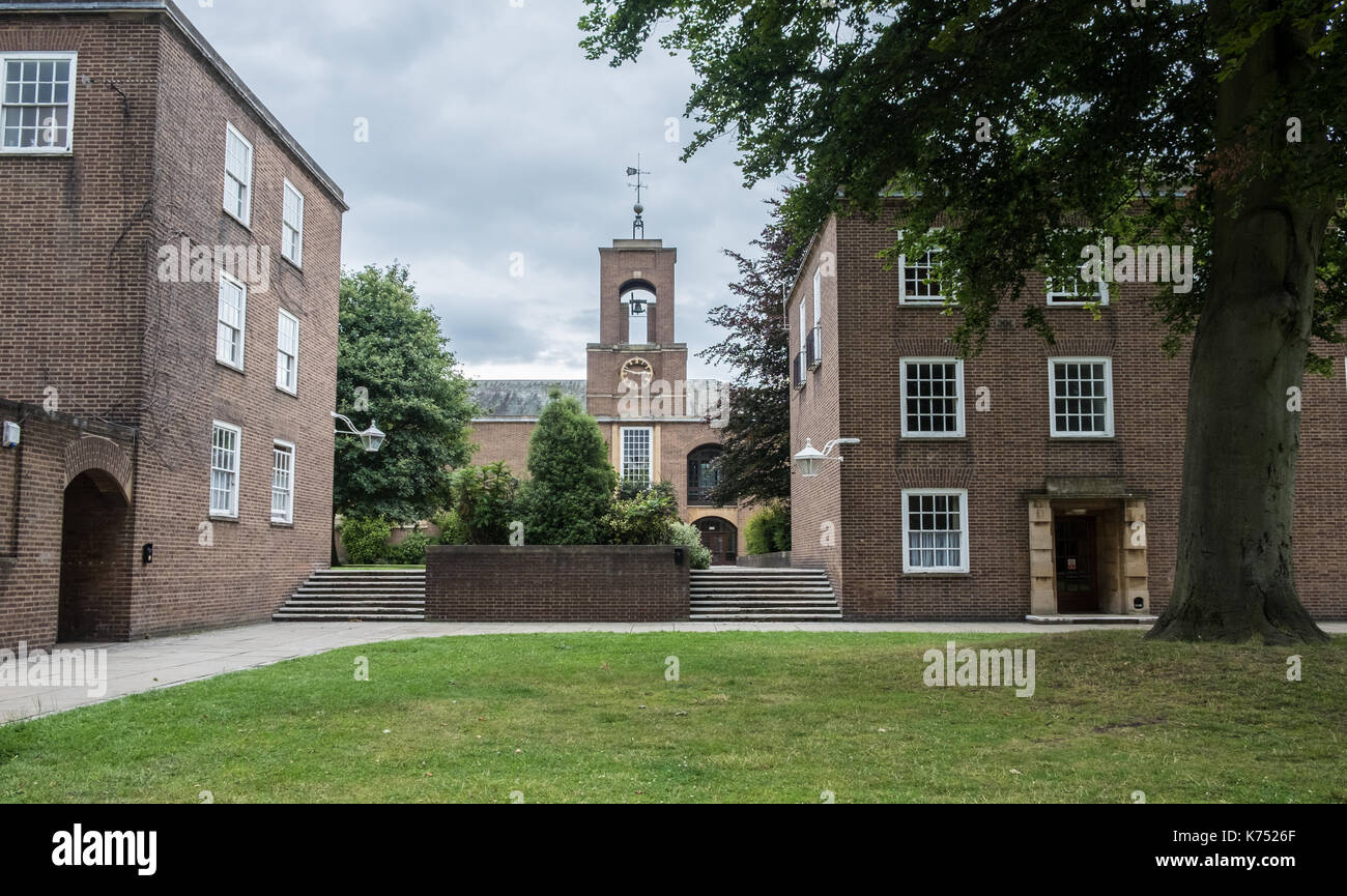 Clock tower building at University of Nottingham Stock Photo - Alamy