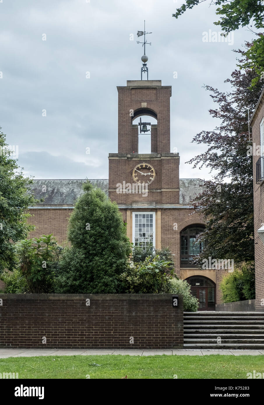 Clock tower building at University of Nottingham Stock Photo - Alamy