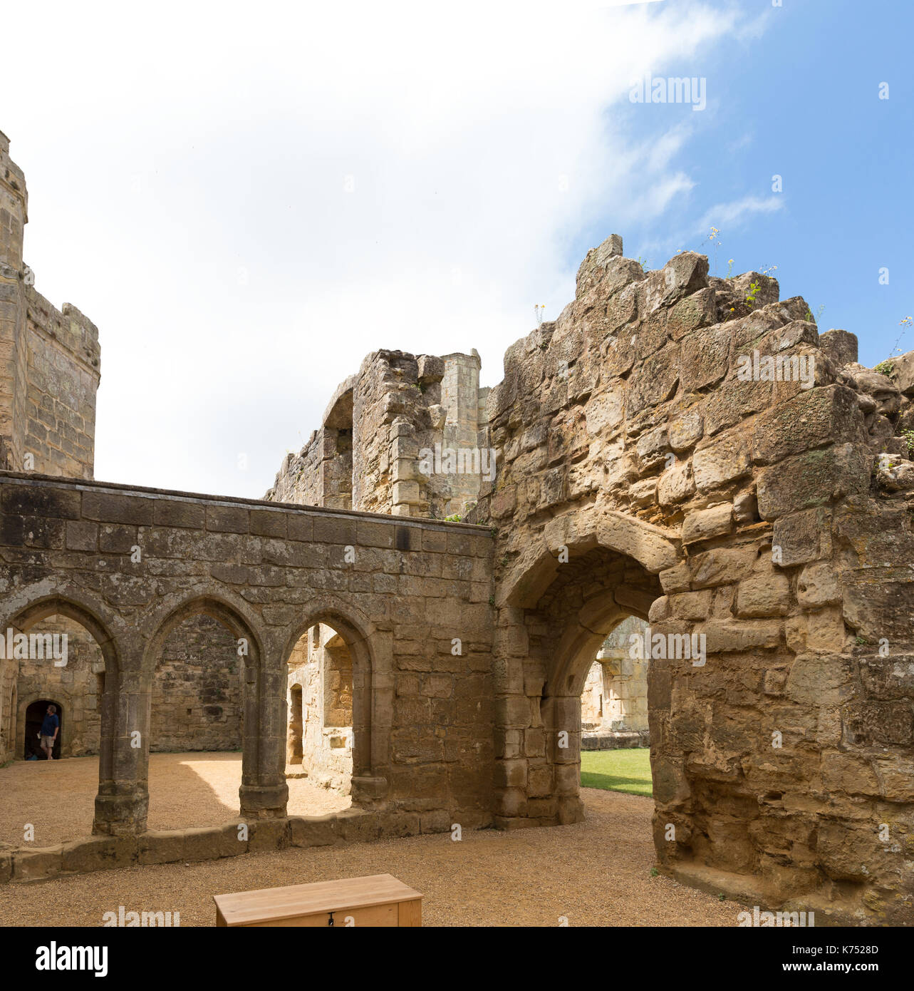 Ancient Bodiam castle in Sussex England United Kingdom Stock Photo - Alamy