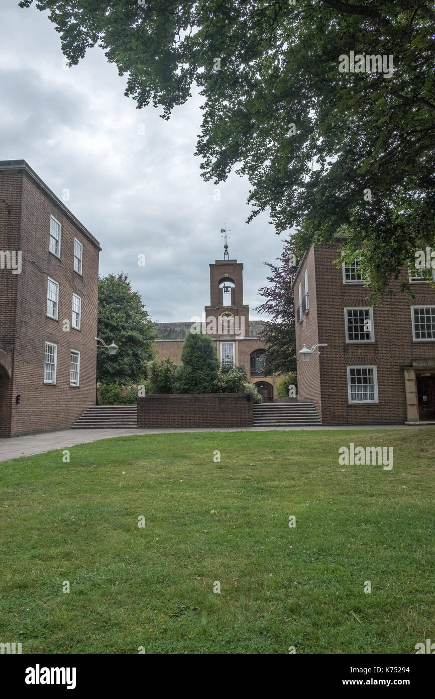 Clock tower building at University of Nottingham Stock Photo - Alamy