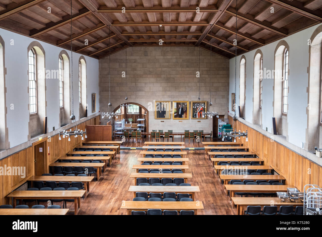 Dining hall at University of Nottingham Stock Photo - Alamy
