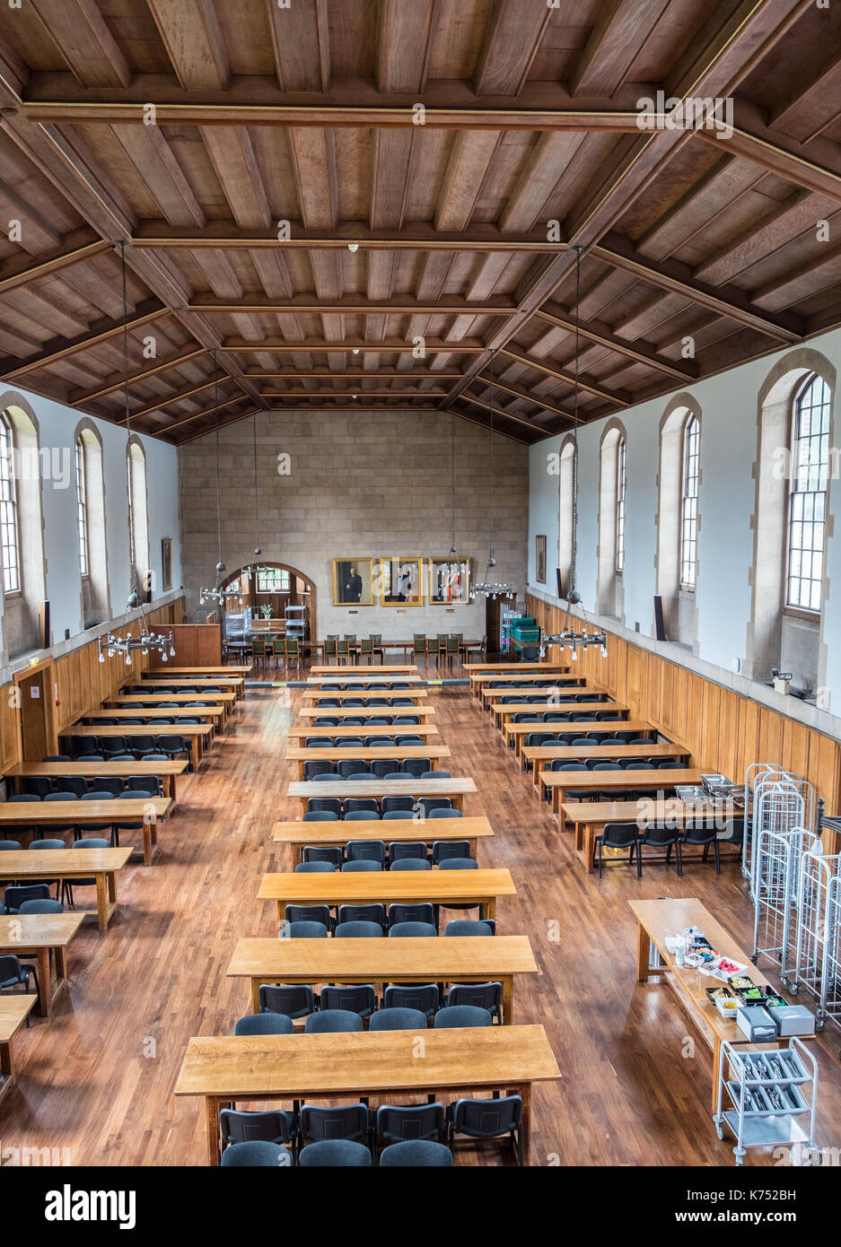 Dining hall at University of Nottingham Stock Photo - Alamy