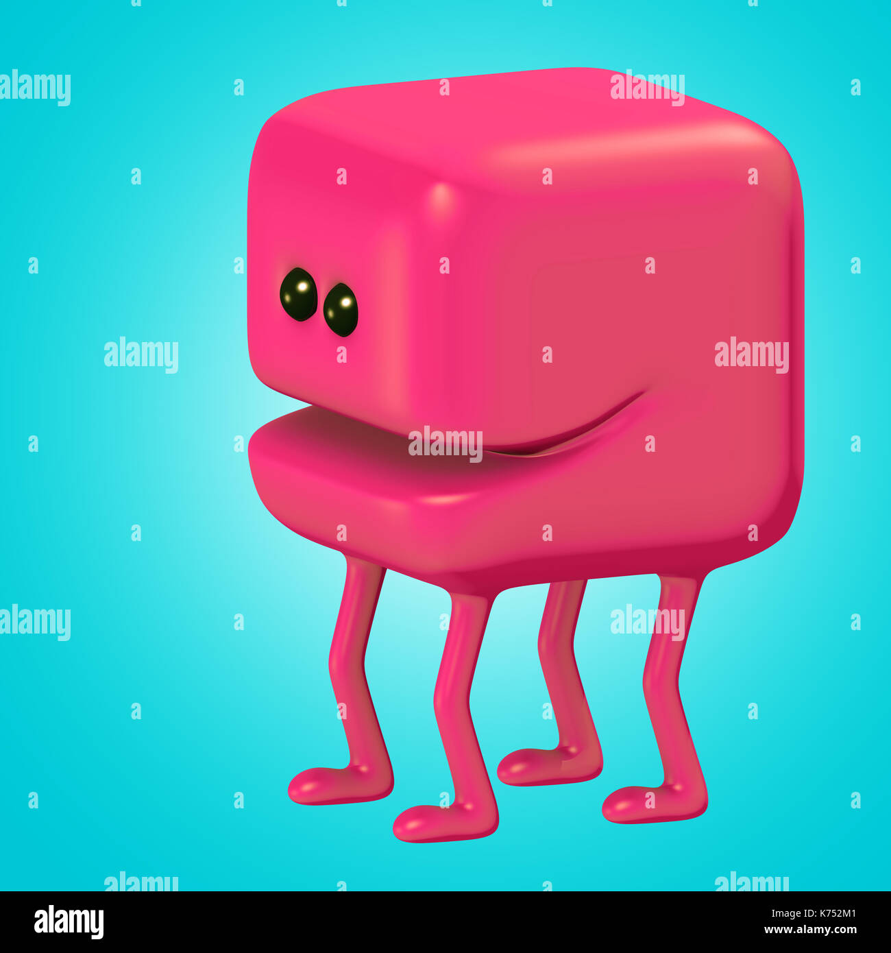 Funny cube retro hi-res stock photography and images - Alamy