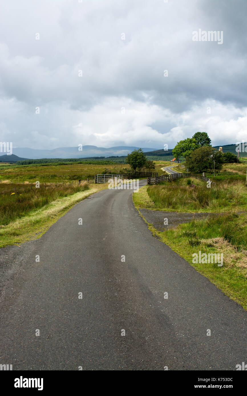 Galloway Forest Park with dramatic skies Stock Photo - Alamy